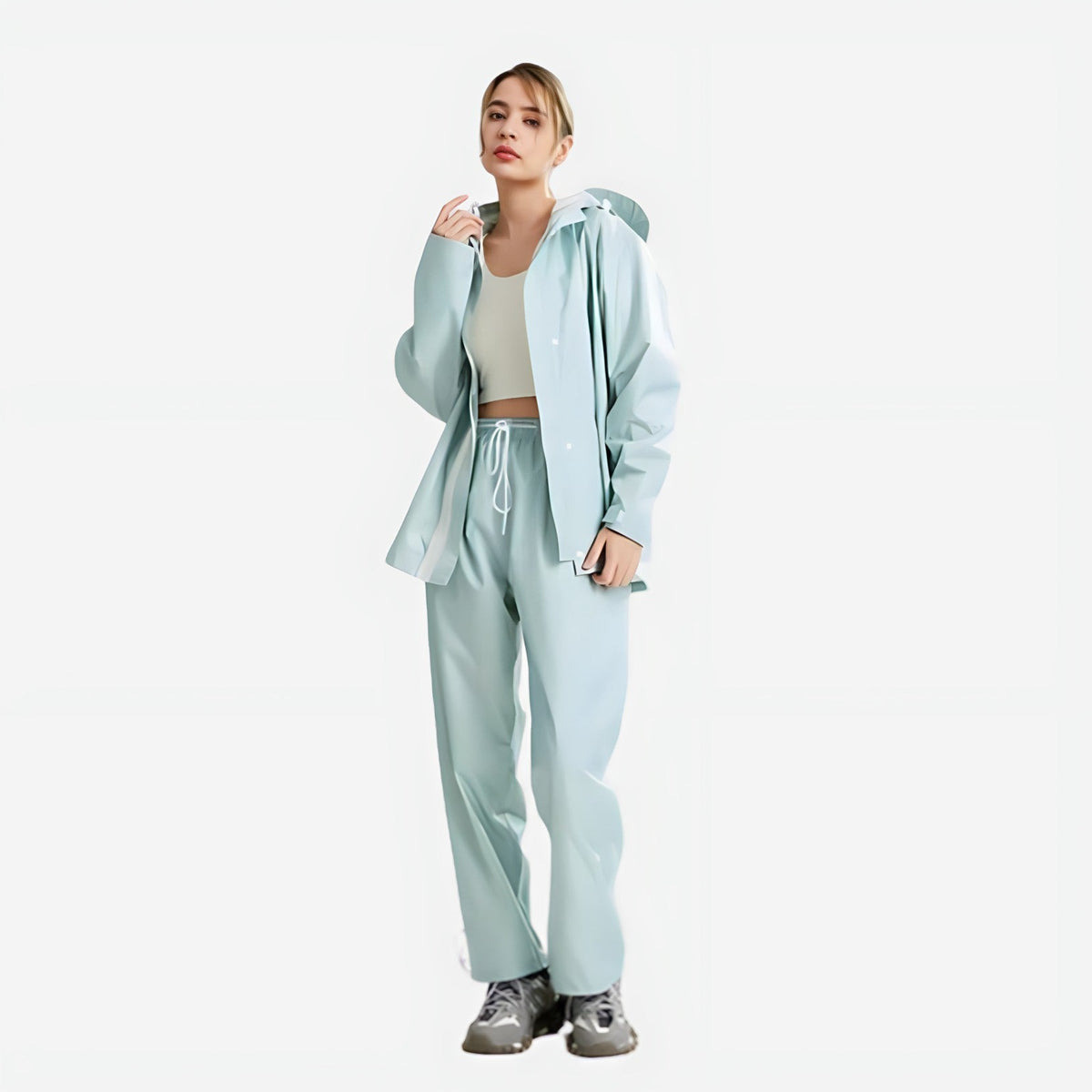 Rain Suit Women | DWR Waterproof, Windproof & Lightweight – Wild Horizon